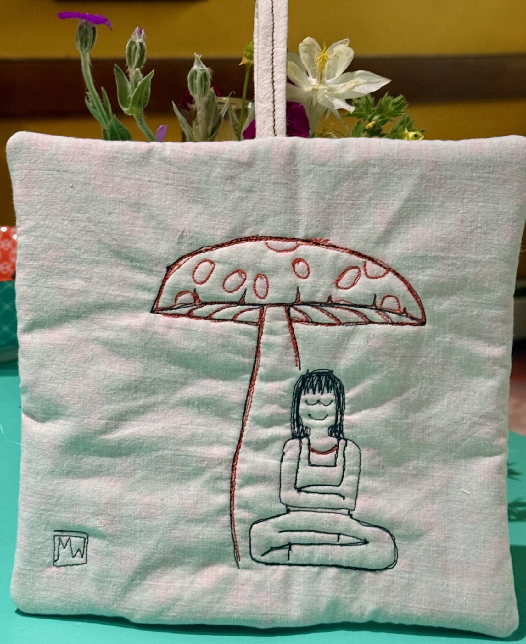 Finishing Today: Maria's New Meditation Series - Potholders - Bedlam Farm